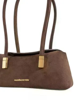 Manière De Voir Annelise In Suede Tote Bag - Brown