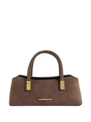 Manière De Voir Annelise In Suede Tote Bag