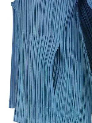 Issey Miyake Mellow Pleats V-neck Top
