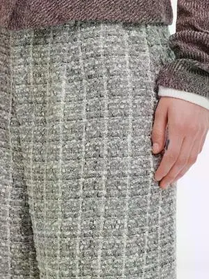B+AB Tweed-effect Wide-leg Trousers
