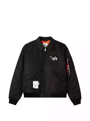 Izzue Logo-patch Zip-up Jacket - Black