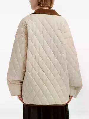 B+AB Quilted Corduroy-collar Jacket