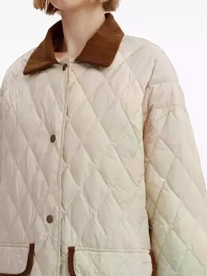 B+AB Quilted Corduroy-collar Jacket