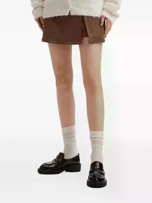B+AB Wrap-style Panelled Mini Skirt