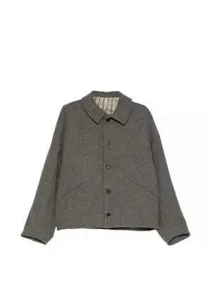 DEVOA Button-up Wool Jacket