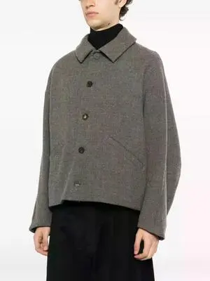 DEVOA Button-up Wool Jacket