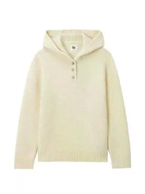 B+AB Button-up Hooded Sweater