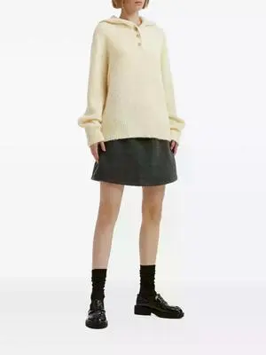 B+AB Button-up Hooded Sweater