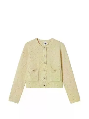 B+AB Sequin-embellished Flecked Cardigan - Neutrals