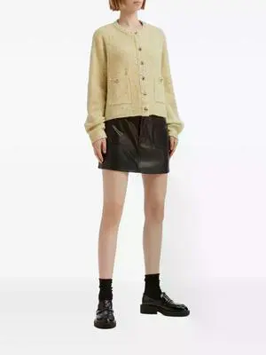 B+AB Sequin-embellished Flecked Cardigan