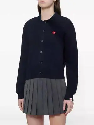 AAPE BY *A BATHING APE Heart-patch Cardigan