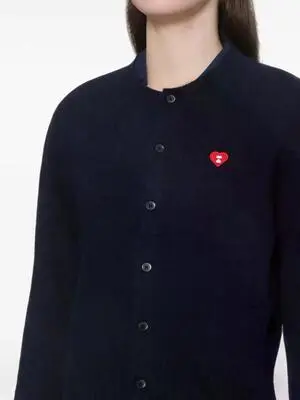 AAPE BY *A BATHING APE Heart-patch Cardigan