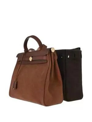 Hermès Pm 2001 Herbag 2 In 1 Tote Bag - Brown