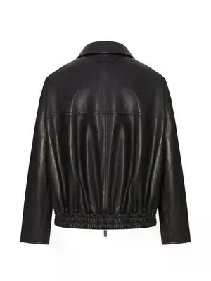 SALVATORE SANTORO Pocket-detail Leather Jacket