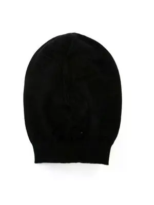 Rick Owens Fine-knit Beanie Hat - Black