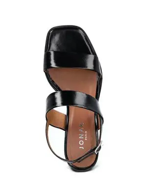 JONAK PARIS Block-heel Leather Sandals