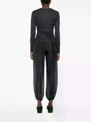 Paloma Wool Junco Ruched Cowl-neck Top