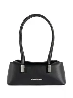 Manière De Voir Annelise In Leather Tote Bag - Black