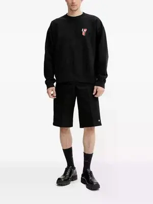 Dickies Logo-patch Twill Shorts - Black