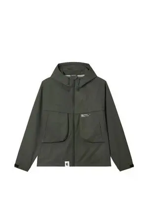 CHOCOOLATE Zip-up Hooded Jacket - Grey