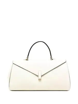 VALEXTRA Iside Leather Tote Bag