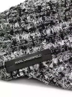 Karl Lagerfeld Bouclé Cap