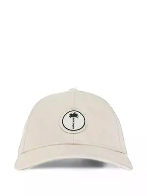Palm Angels Logo-patch Baseball Cap - Neutrals