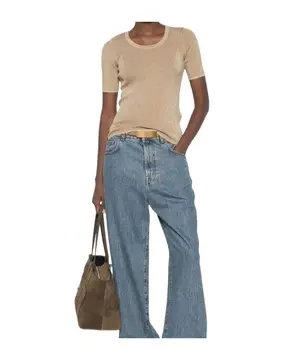 Max Mara Mstsequoia Short-sleeved Knitted Top