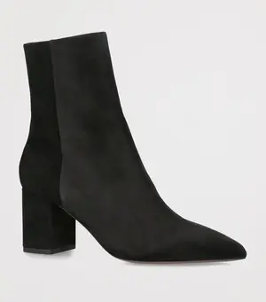 Paris Texas Suede Anja Ankle Boots 70