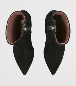 Paris Texas Suede Anja Ankle Boots 70