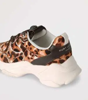 Kurt Geiger Calf Hair Leopard Starlight Runner Sneakers
