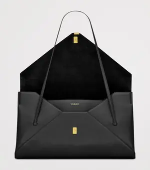 Saint Laurent Large Leather Simone Shoulder Bag