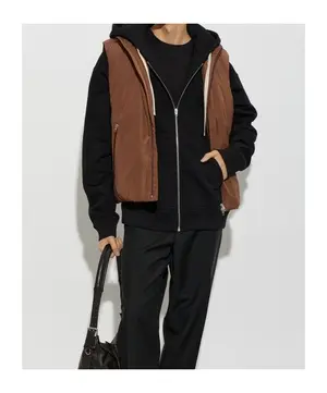 JIL SANDER Padded Zip-up Vest