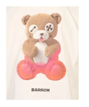 BARROW Teddy Bear Printed Jersey T-shirt