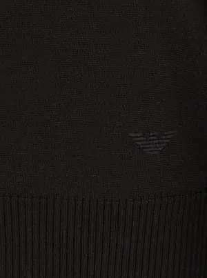 Emporio Armani Buttoned Polo Knitted Top