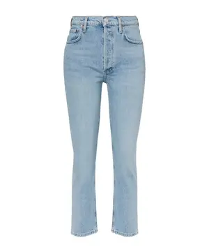 AGOLDE Riley High-rise Straight-leg Denim Trousers