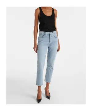 AGOLDE Riley High-rise Straight-leg Denim Trousers