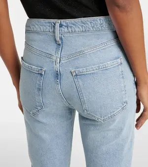 AGOLDE Riley High-rise Straight-leg Denim Trousers