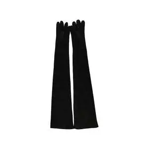 Max Mara Suede Leather Long Gloves