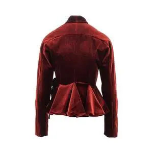Alberta Ferretti Velvet Jacket With Bow