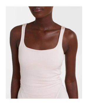 Alaïa Knitted Jersey Midi Dress
