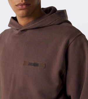 Jacquemus Logo Cotton Fleece Hoodie