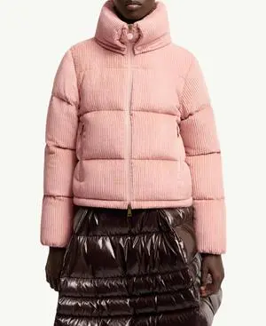Moncler Lumineux Corduroy Short Down Jacket