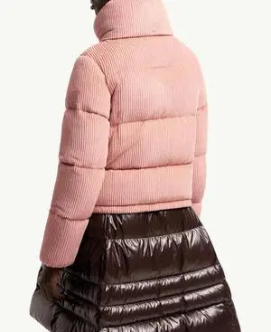 Moncler Lumineux Corduroy Short Down Jacket