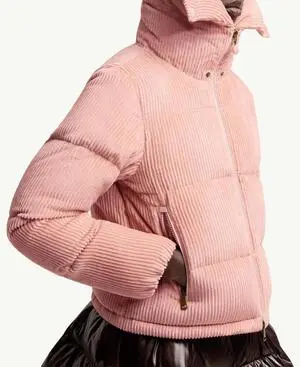 Moncler Lumineux Corduroy Short Down Jacket