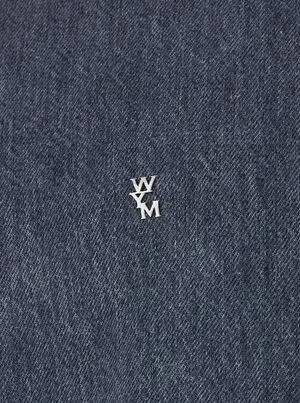 WOOYOUNGMI Graphic Back Denim Shirt