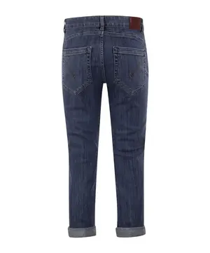 DONDUP Single-breasted Denim Trousers
