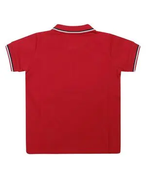 Moncler Logo-patch Tipped Polo Shirt