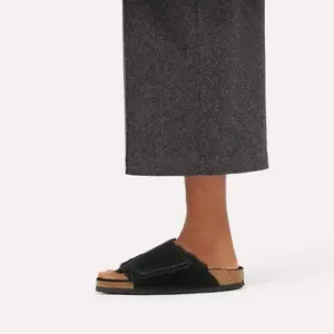 BIRKENSTOCK Solana Shearling Slide Sandals
