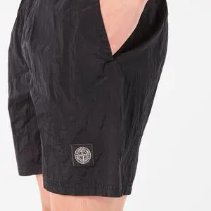 Stone Island Elastic Waist Casual Swim Shorts - No